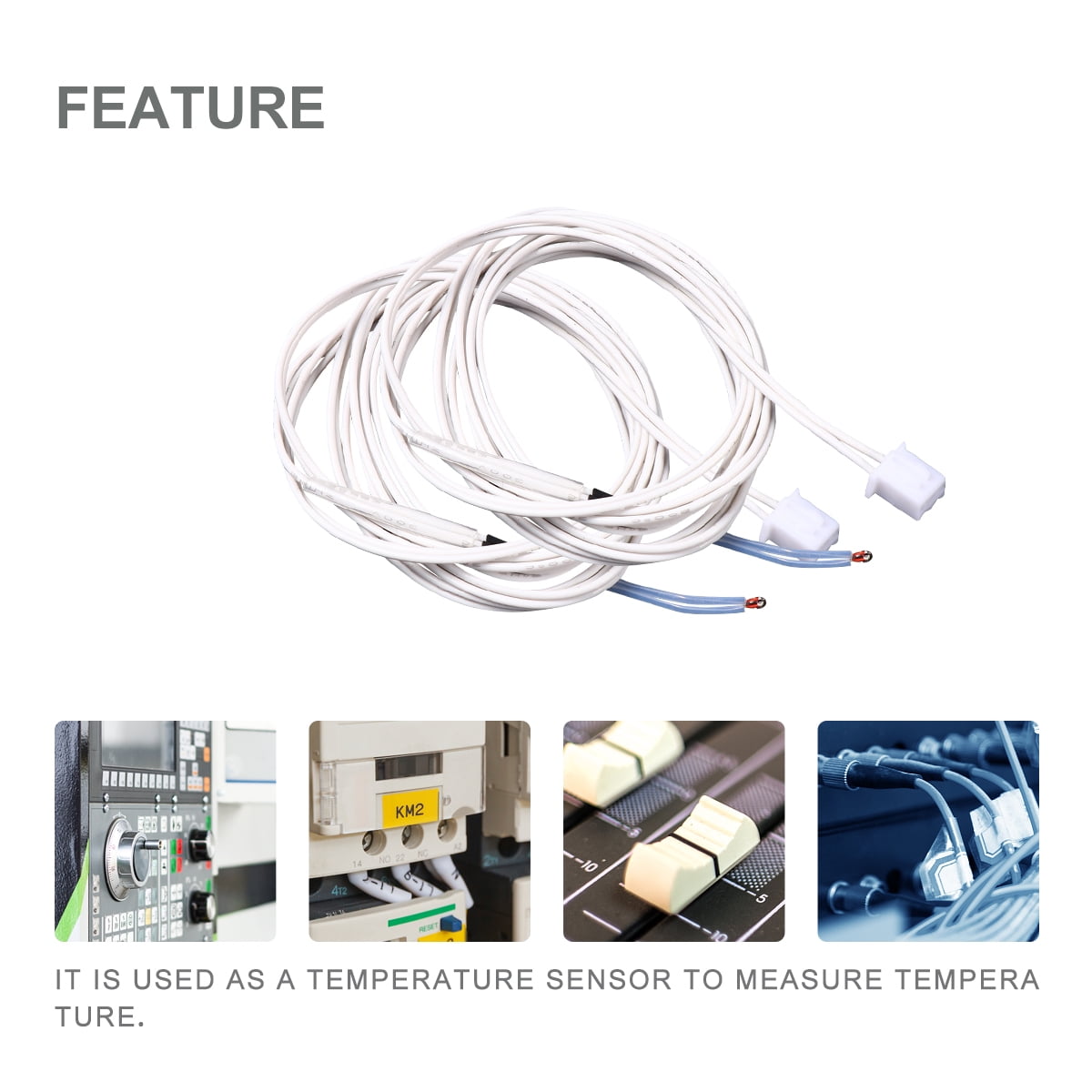 Raindrops 3 Pcs Thermistor Tape Hot End Sensor Servo Wire Thermal ...