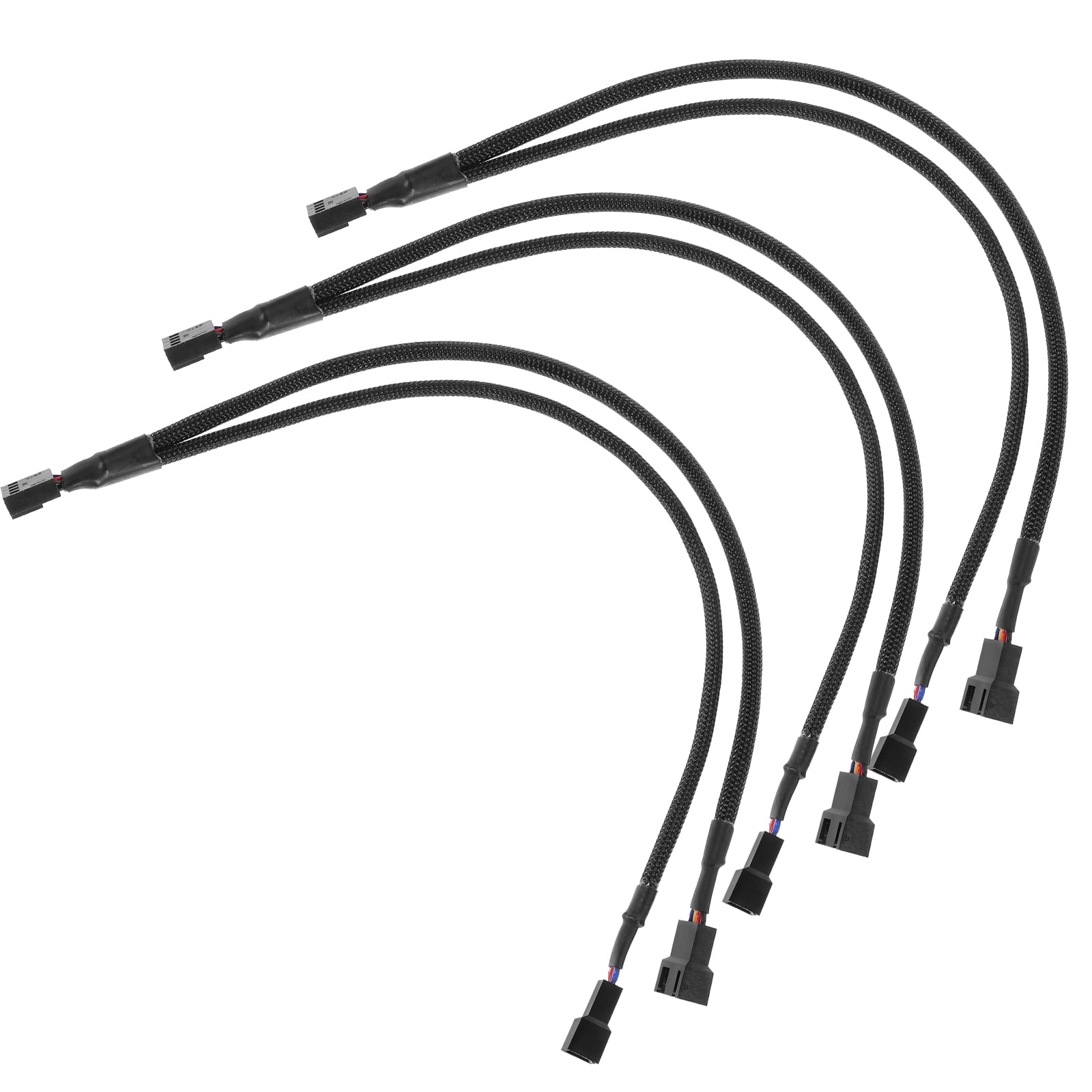 Raindrops 3 Pcs Three 3pcs4pin One-to-two Computer Motherboard CPU ...