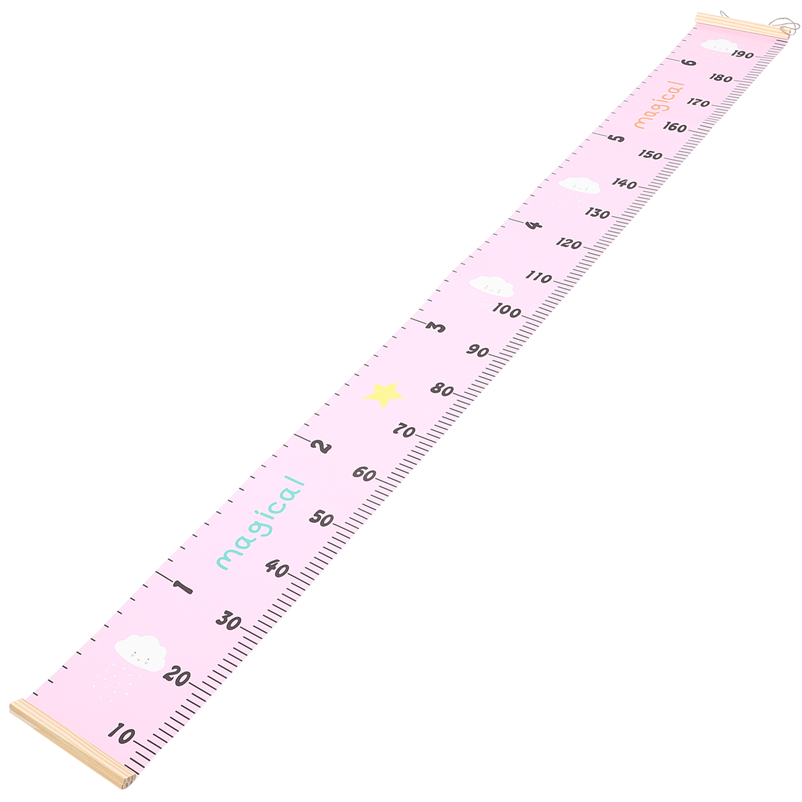 Raindrops 3 Pieces Kids Height Measurement Ruler Grow Chart for Wall ...