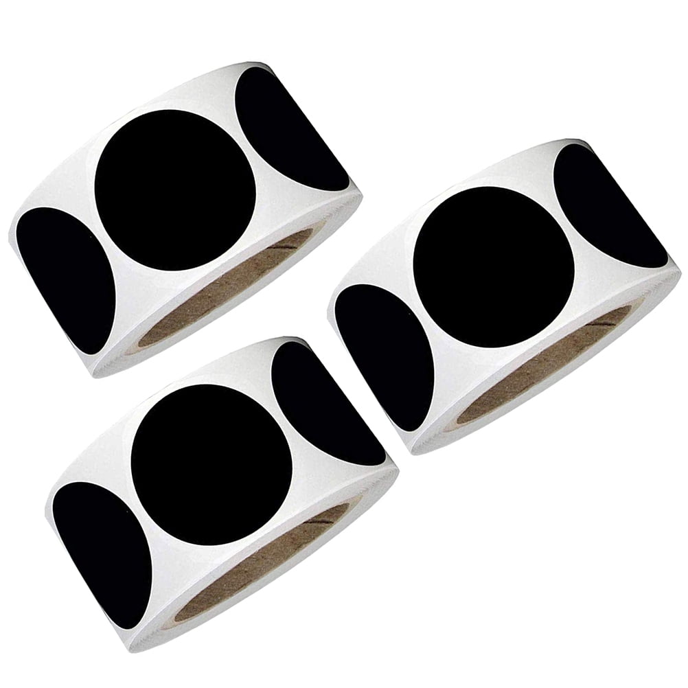 Raindrops 3 Rolls Small Stickers Label Sticker PVC Stickers 5X5CM Black ...