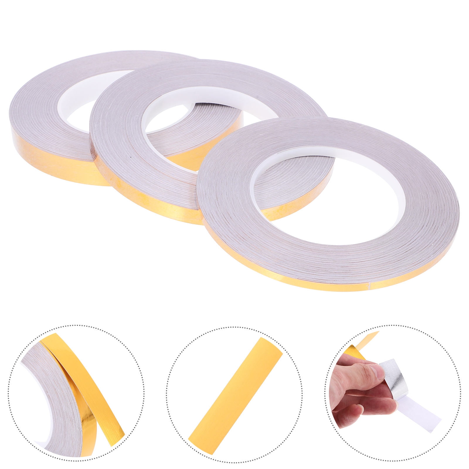 Raindrops 3 Rolls of Tile Caulk Stickers Water Proof Tapes Self ...