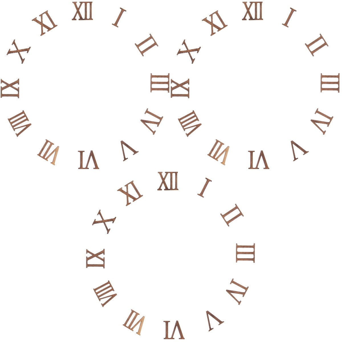 Raindrops 3 Sets Clock Numbers Repair Clock Numbers DIY Clock Numbers ...