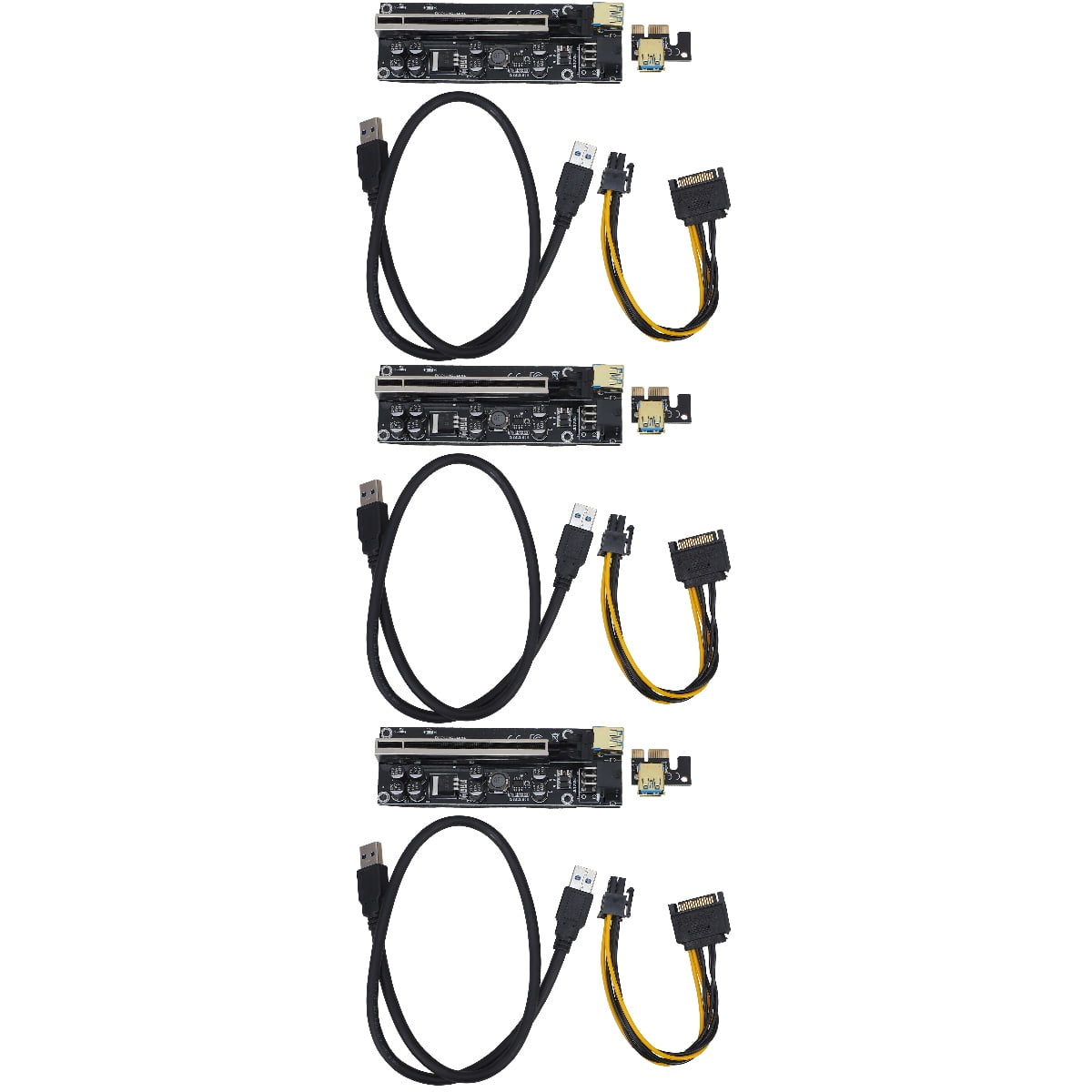 Raindrops 3 Sets Pcie Graphics Daily Card Pcie Mining Graphics Card ...