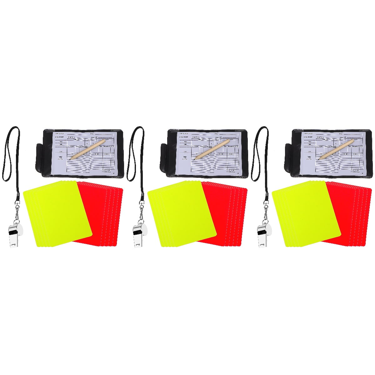 Raindrops 3 Sets Referee Cards Kit Standard Referee Card Referee ...
