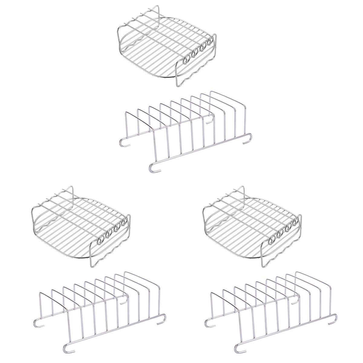 Raindrops 3 Sets Stainless Steel Grill Use Toast Grate Toaster Small ...