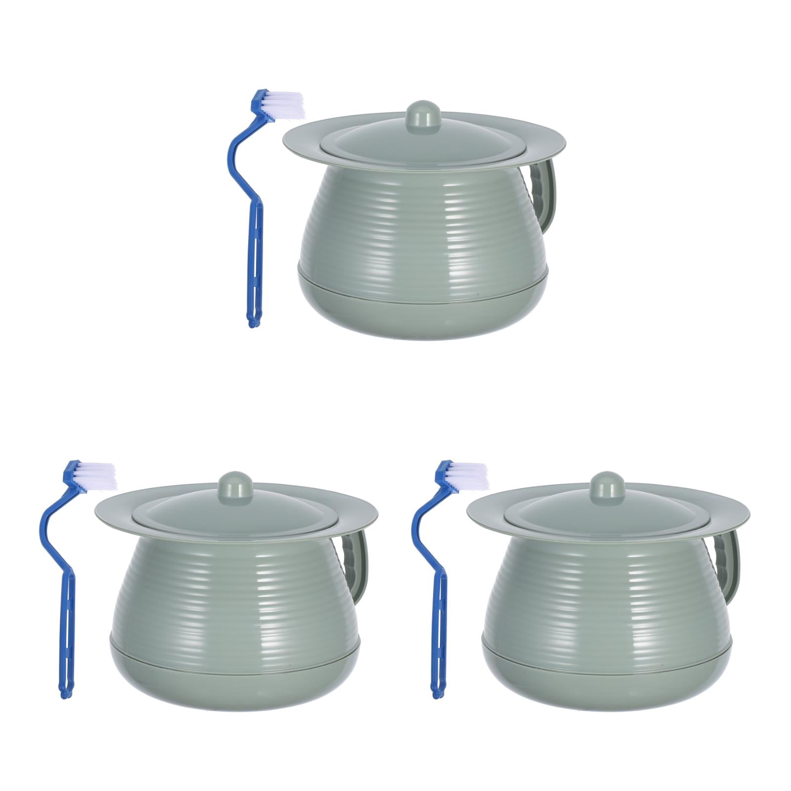 Raindrops Green PP Urinal Spittoon with Stable Base and Easy to Clean ...