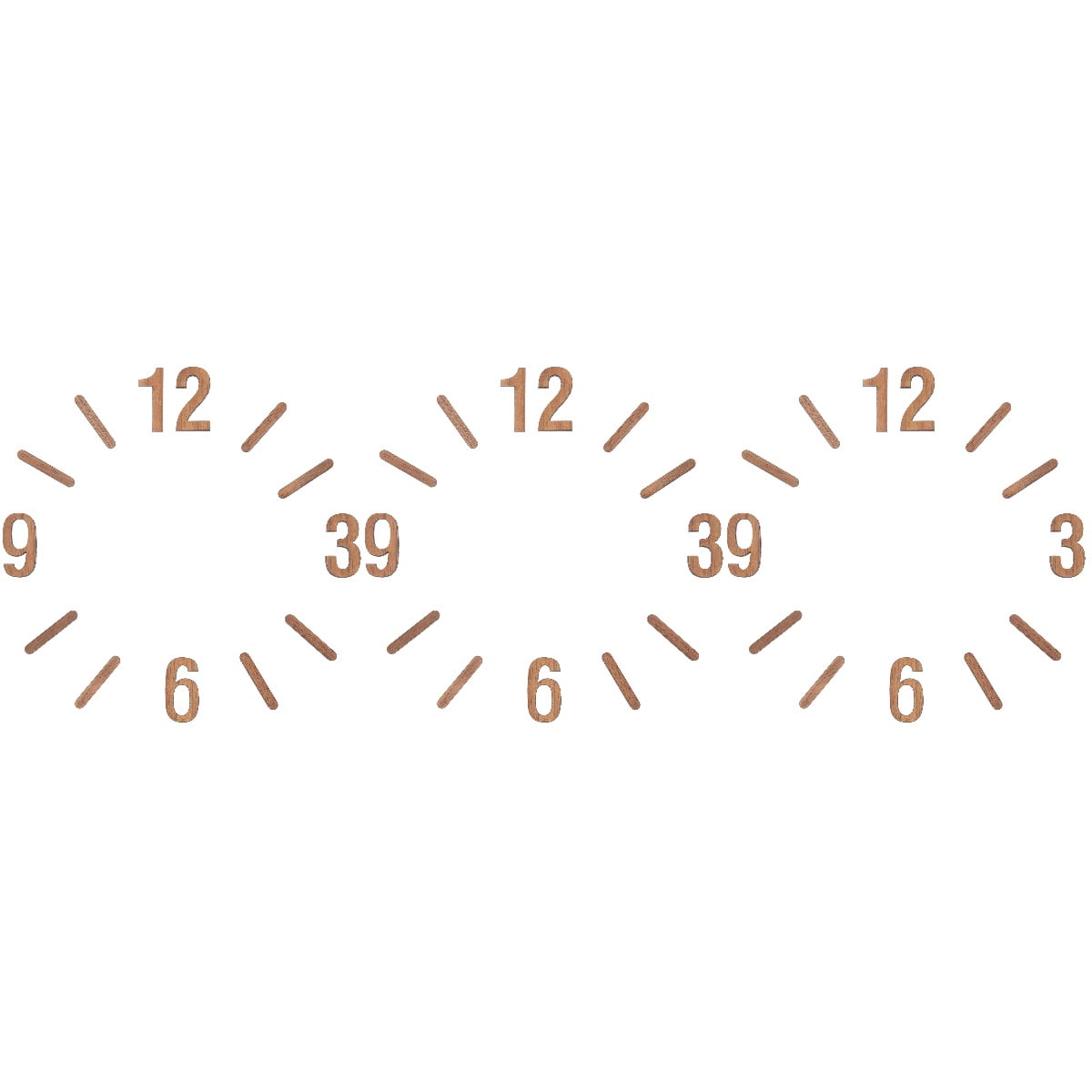 Raindrops 3 Sets of Clock Numbers Clock Number Accessories Digital ...