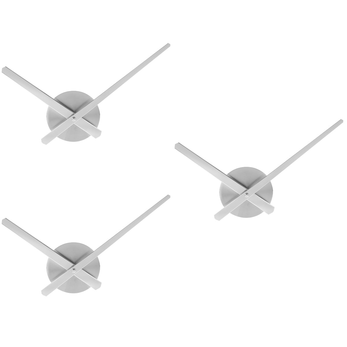 Raindrops 3 Sets of Metal Clock Pointer Dial DIY Clock Movement Silent ...