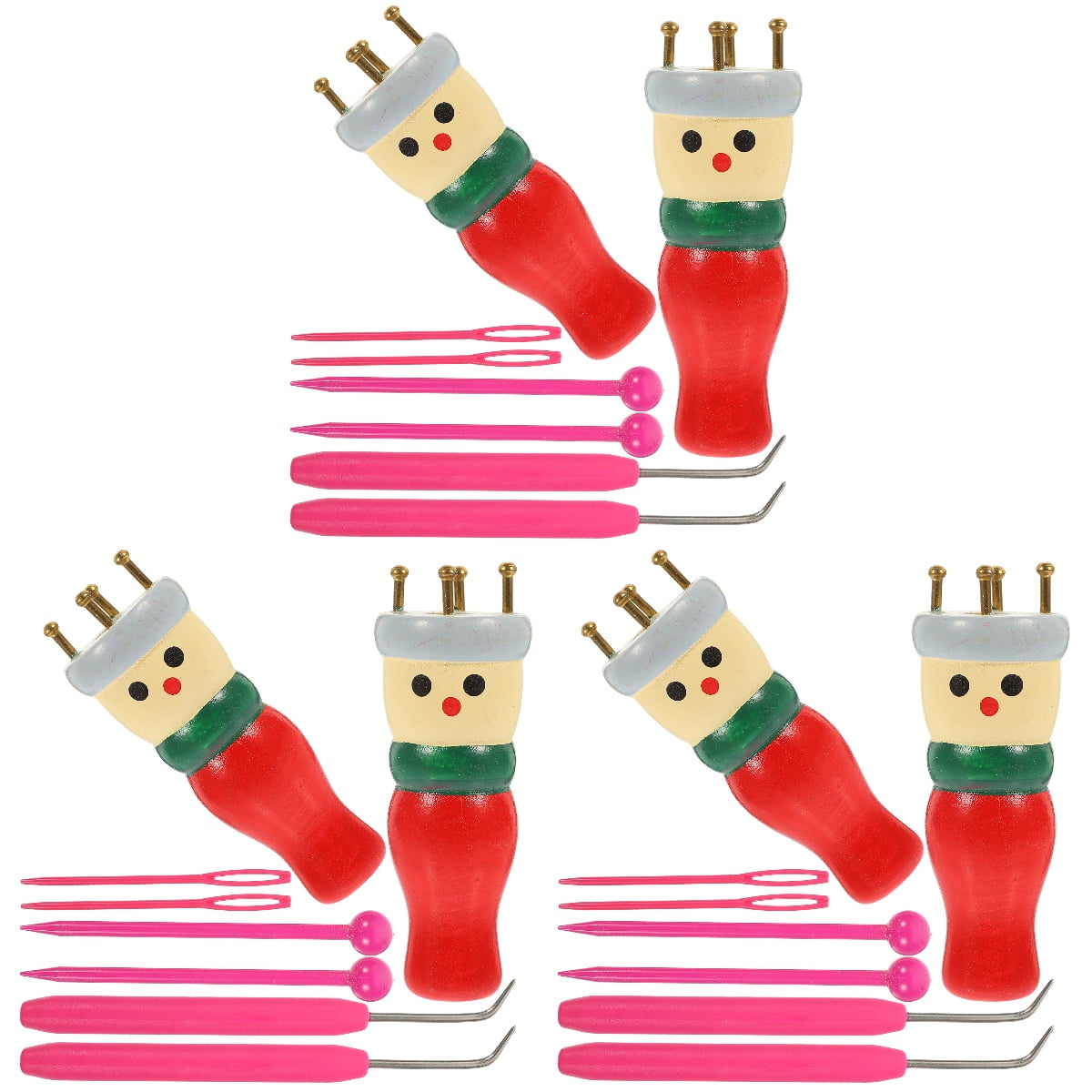 Raindrops 3 Sets of Yarn Knitter with Needle Wool Weaving Tool ...