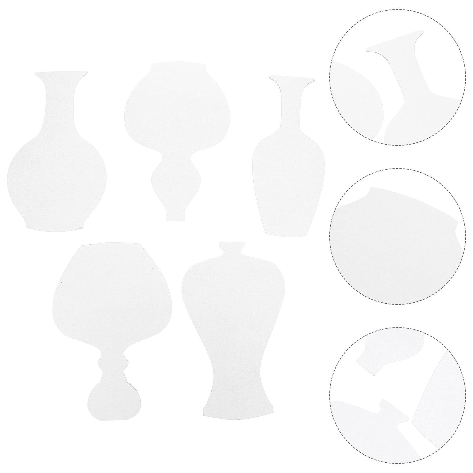 Raindrops 3 White Background Color Filling Boards Vase Kids Baby Child ...