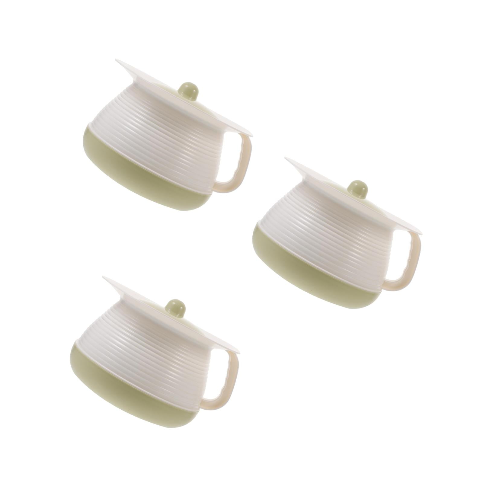 Raindrops 3 pcs Adult Urinal Pail Pot Urinal Container Portable Adult ...