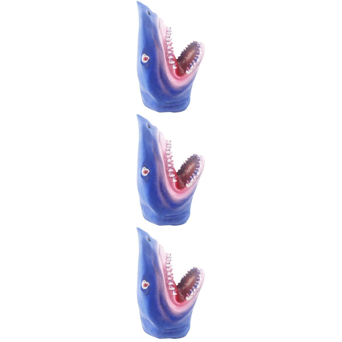 Raindrops 3 pcs Simulated Hand Puppet Toy Plastic Shark Gloves Toy ...