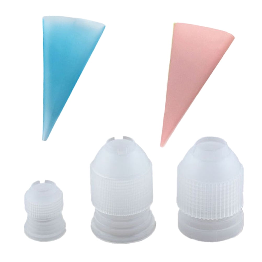 Raindrops 3 x Converters with Multi Reusable Piping Bags for Cake ...