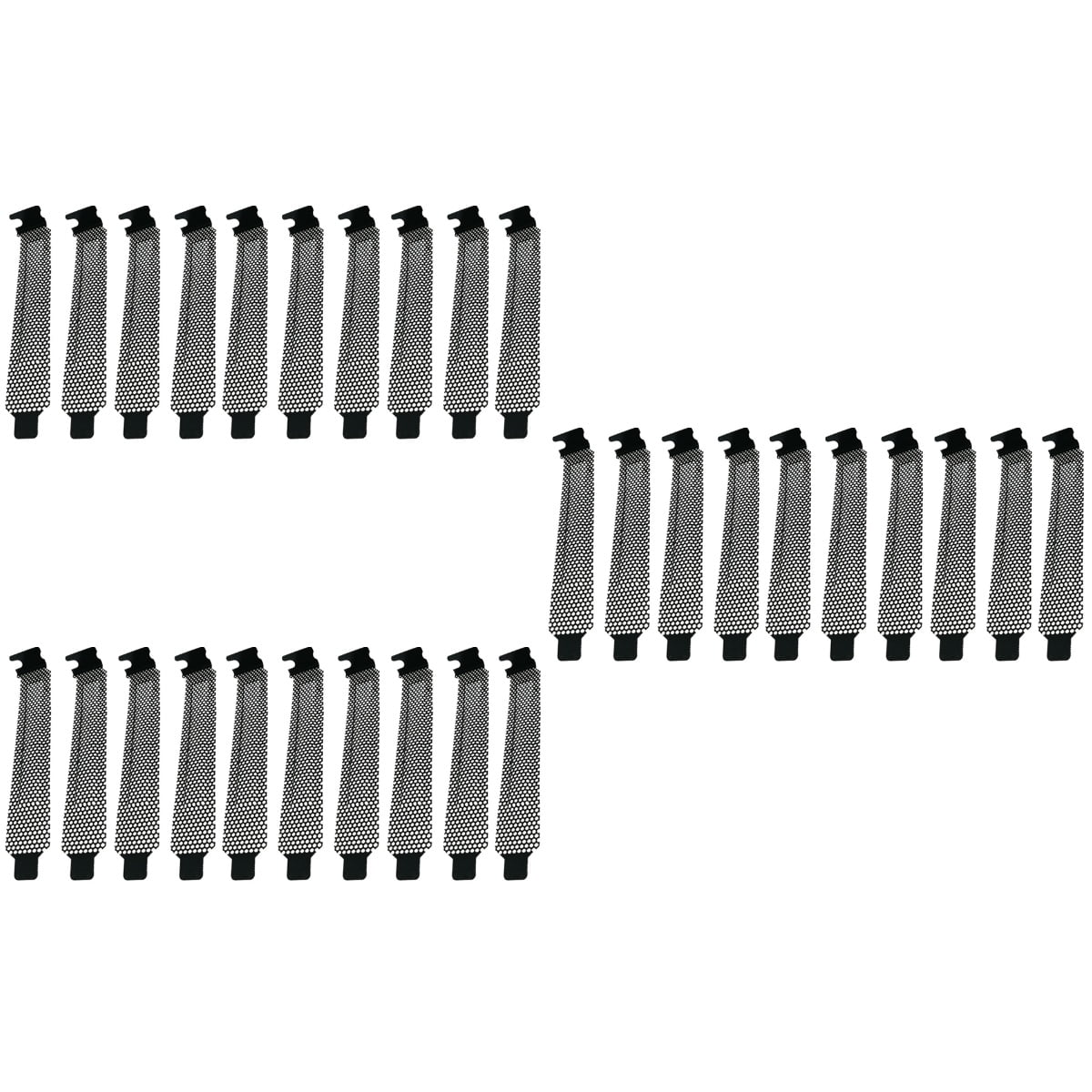 Raindrops 30 PCS Computer Chassis PCI Slot Cover PC Case Metal Mesh ...