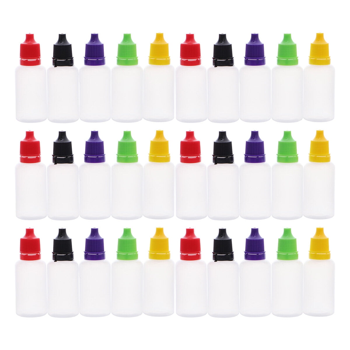 Raindrops 30 PCS Dropper Eye Drops Dispensing Bottle Squeezable Bottles ...