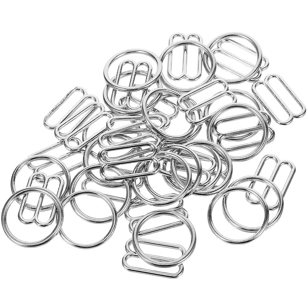 Raindrops 30 Pairs Mini 8-Shaped Strap Adjusters For Bras And Lingerie ...