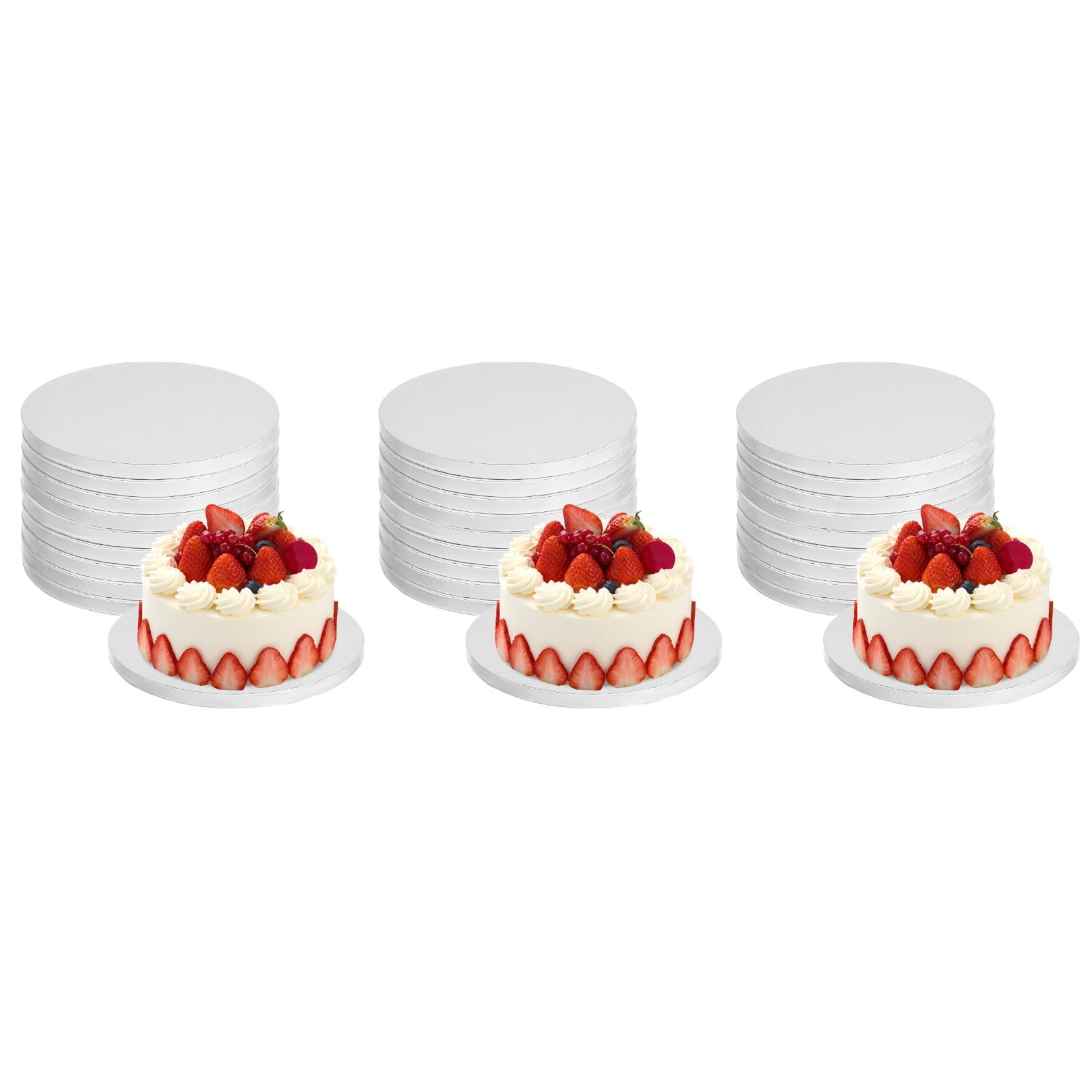 Raindrops 30 Pcs Cake Drums Corrugated Paper Cake Rounds Round Cake ...