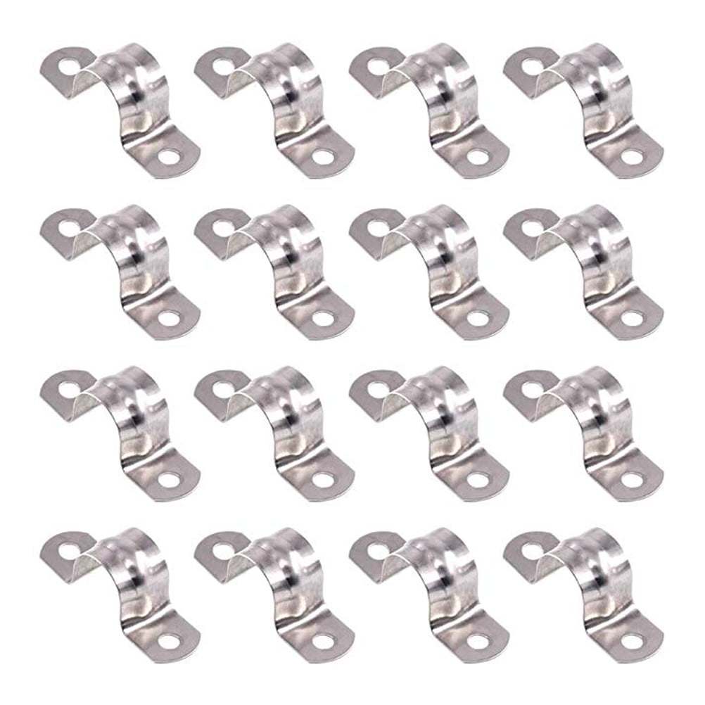 Raindrops 30 Pcs Clamp Clasp Stainless Steel Fixed Clamps Line Supports ...
