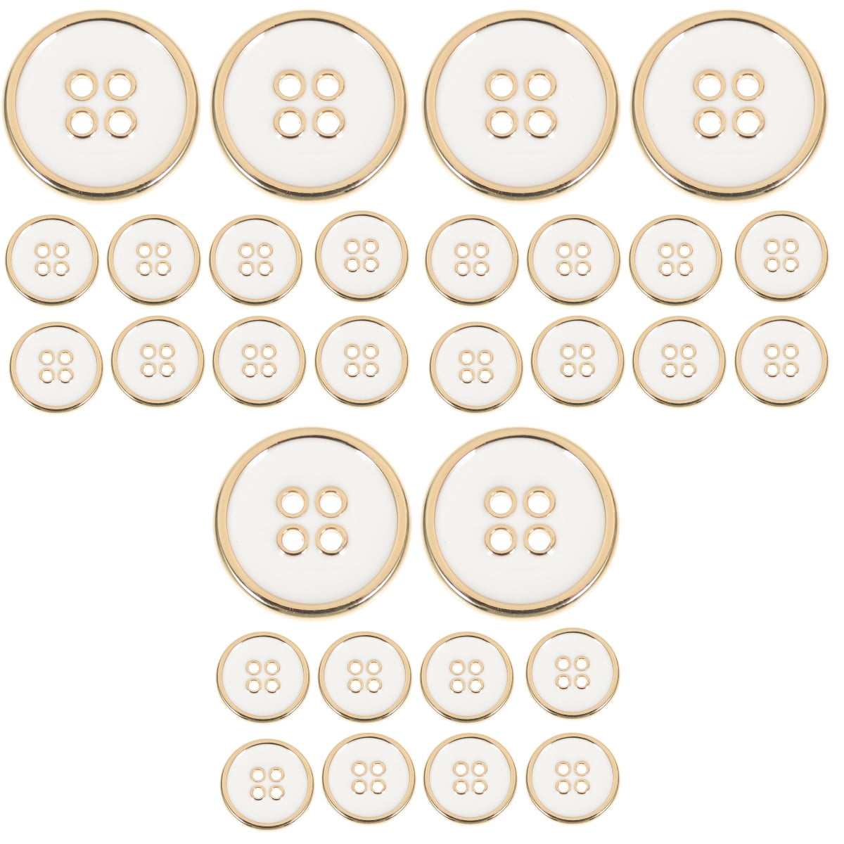 Raindrops 30 Pcs Clothes Buttons Suit Buttons Wind Coat Sewing Buttons ...
