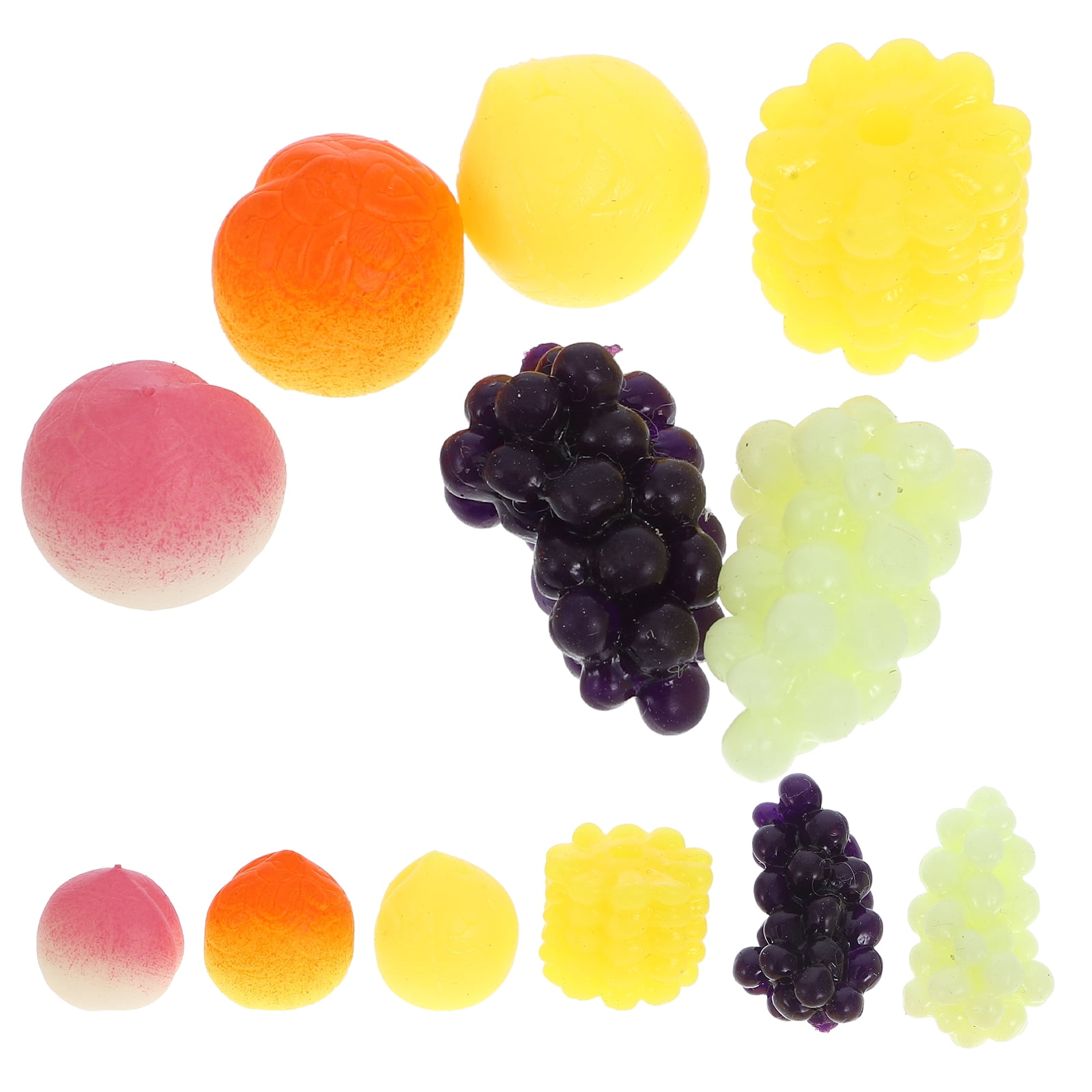 Raindrops 30 Pcs Lifelike fruit Decorations Unique Fake Vegetables ...