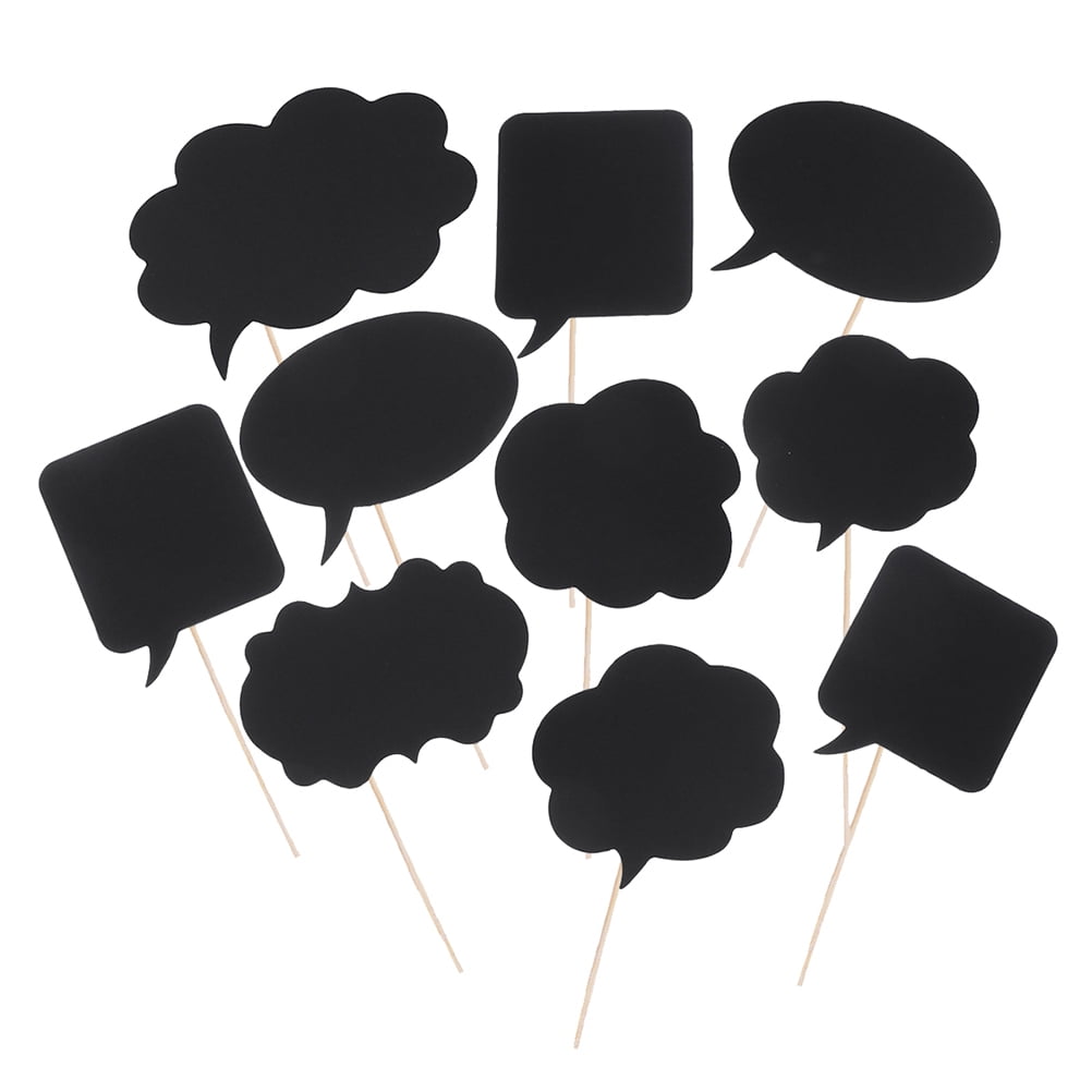 Raindrops 30 Pcs Party Wedding DIY Paper Small Blackboard Chalk Photo ...