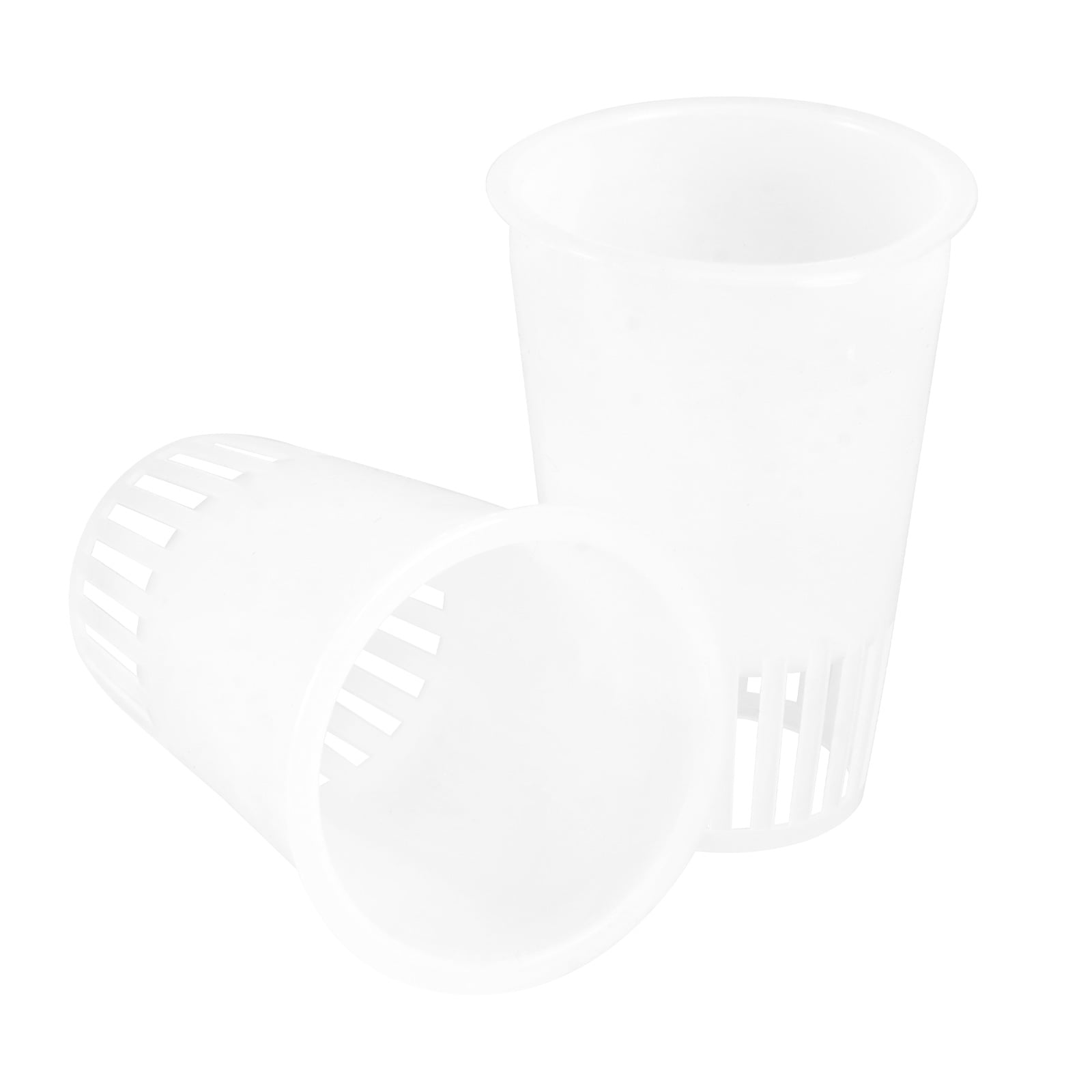 Raindrops 30 Pcs Planting Basket Rooter Mesh Net for Hydroponic White ...