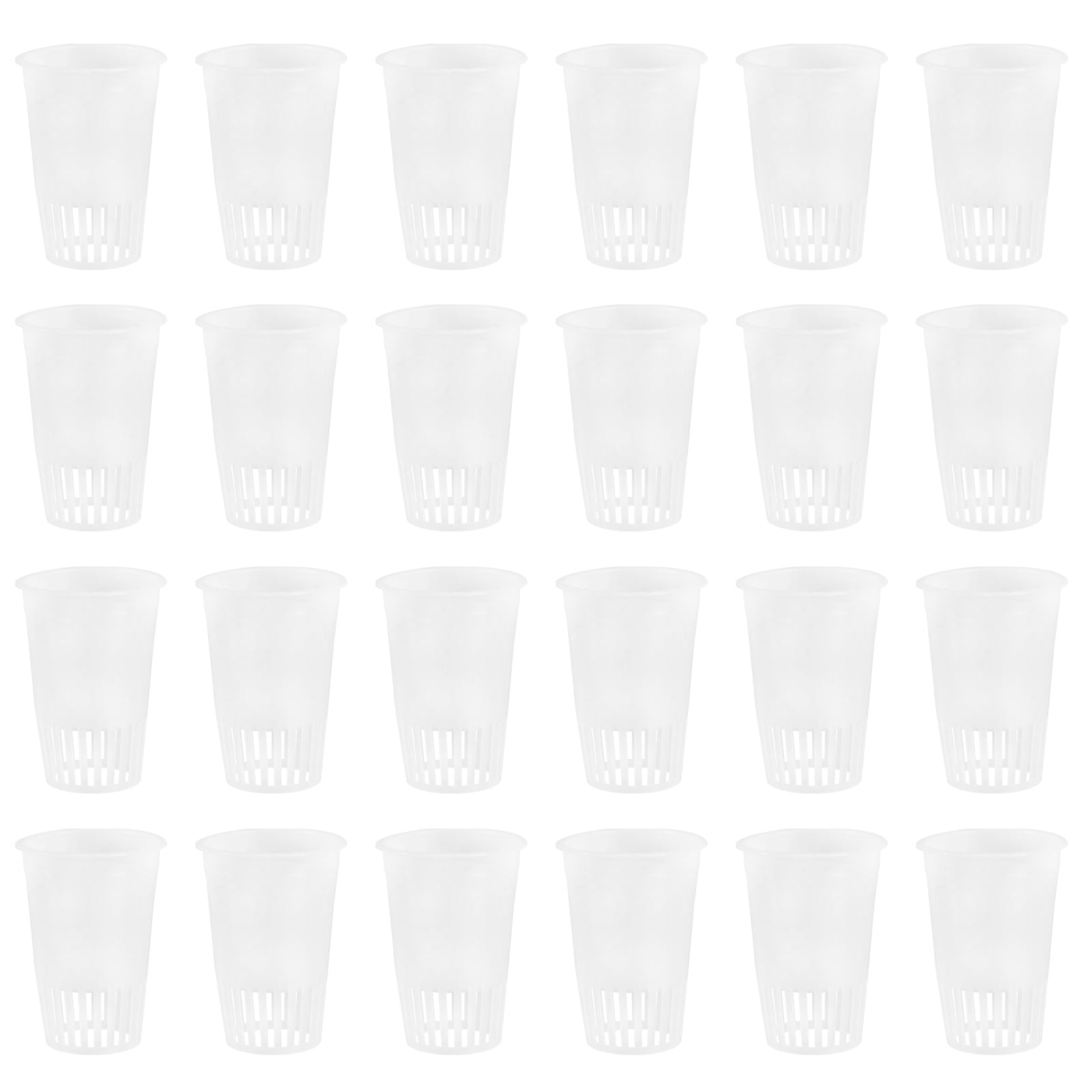 Raindrops 30 Pcs Planting Basket Rooter Mesh Net for Hydroponic White ...