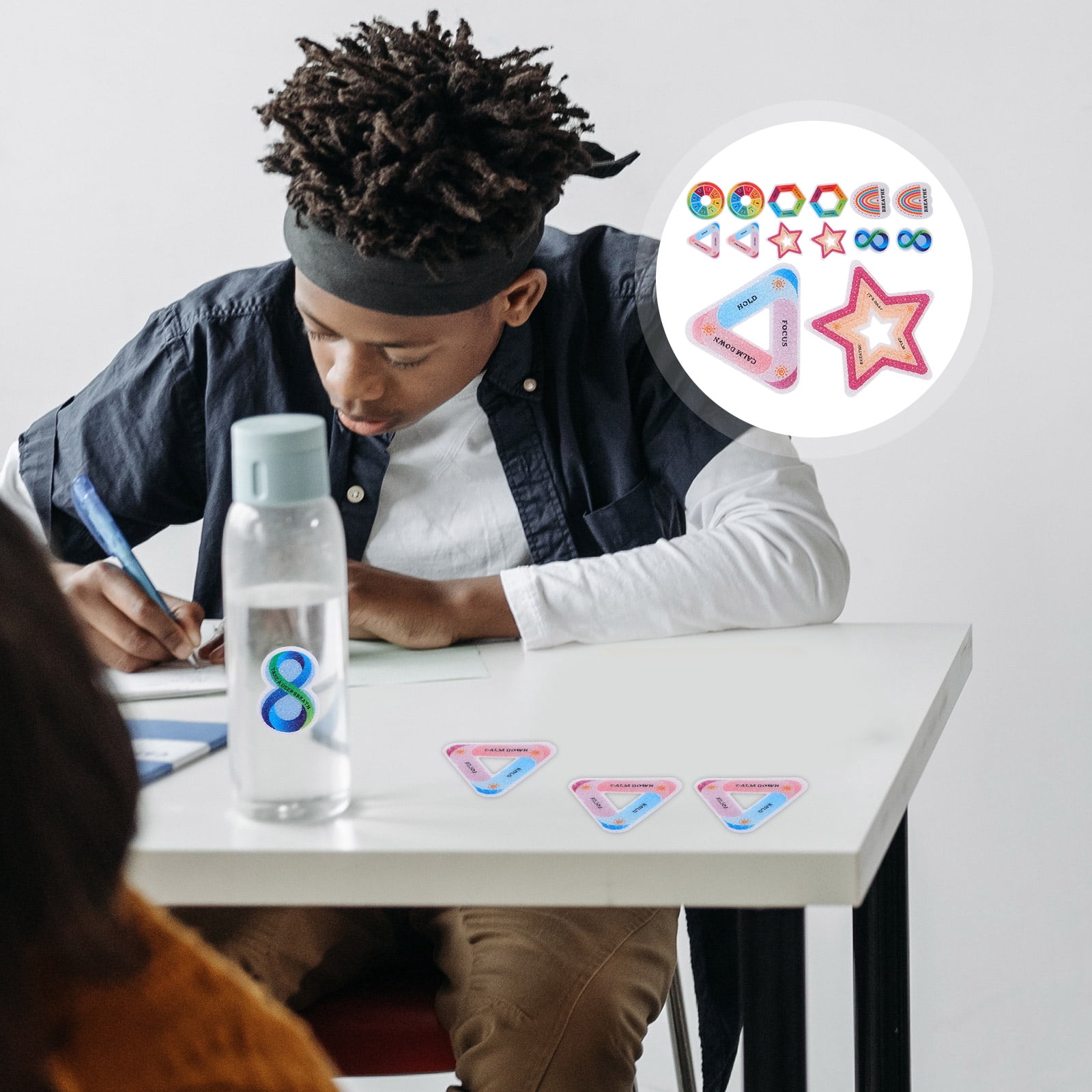Raindrops 30 Pcs Sticker Craft Stickers Anxiety Relief Office - Walmart.com