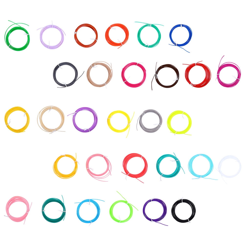 Raindrops 30 Pcs Vacuum 3d Printing Pen Printer Filament Replacement ...