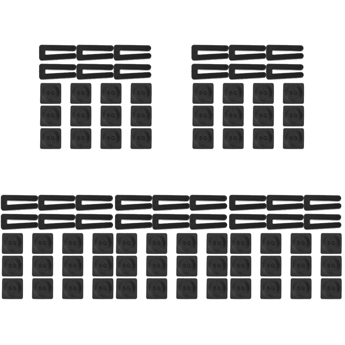 Raindrops 30 Sets of Home Ceiling Fan Balancing Kit Fan Balance Weight ...