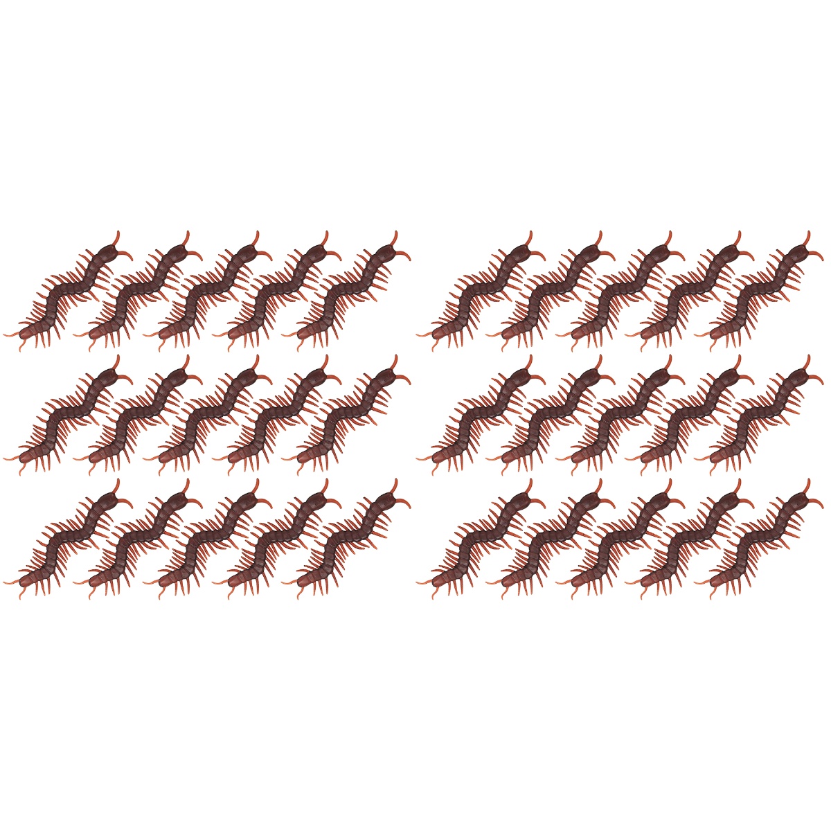 Raindrops 30 pcs Fake Centipede Toy Simulation Insects Toy Halloween ...
