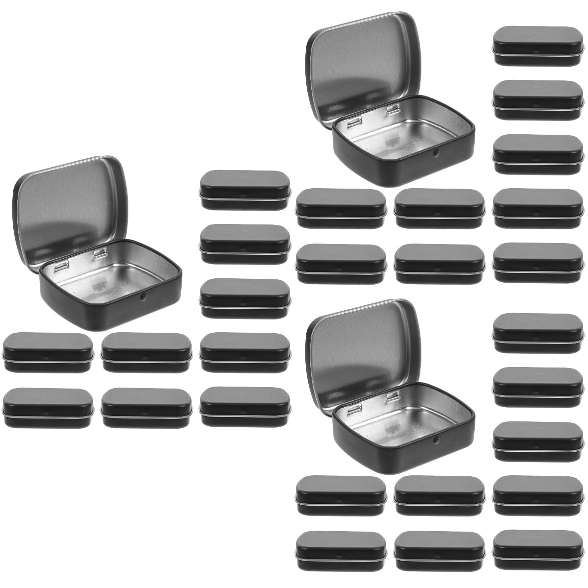 Raindrops 30 pcs Mini Tin Box with Lid for Portable Jewelry Storage ...
