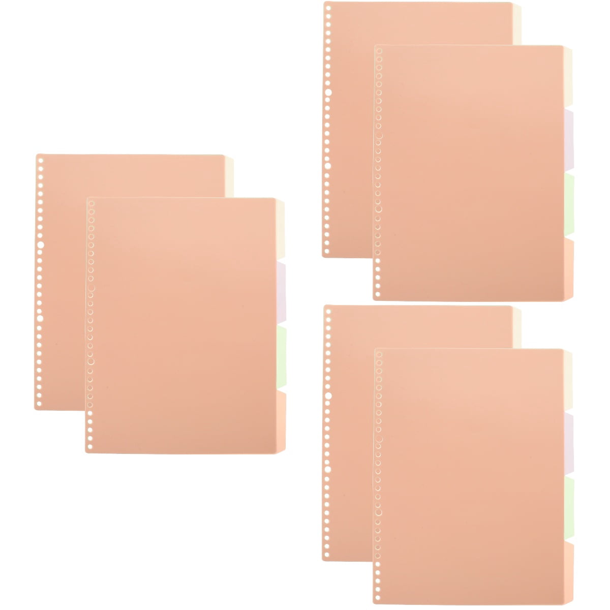 Raindrops 30 pcs Office Binder Book Dividers Detachable Binder Tabs ...
