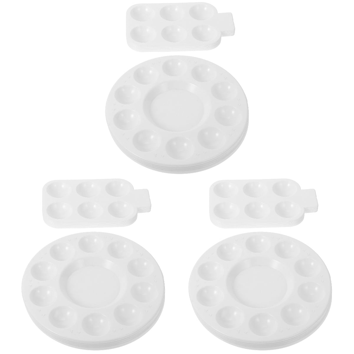Raindrops 30 pcs Paint Trays Painting Pallet Trays Creative Plastic ...