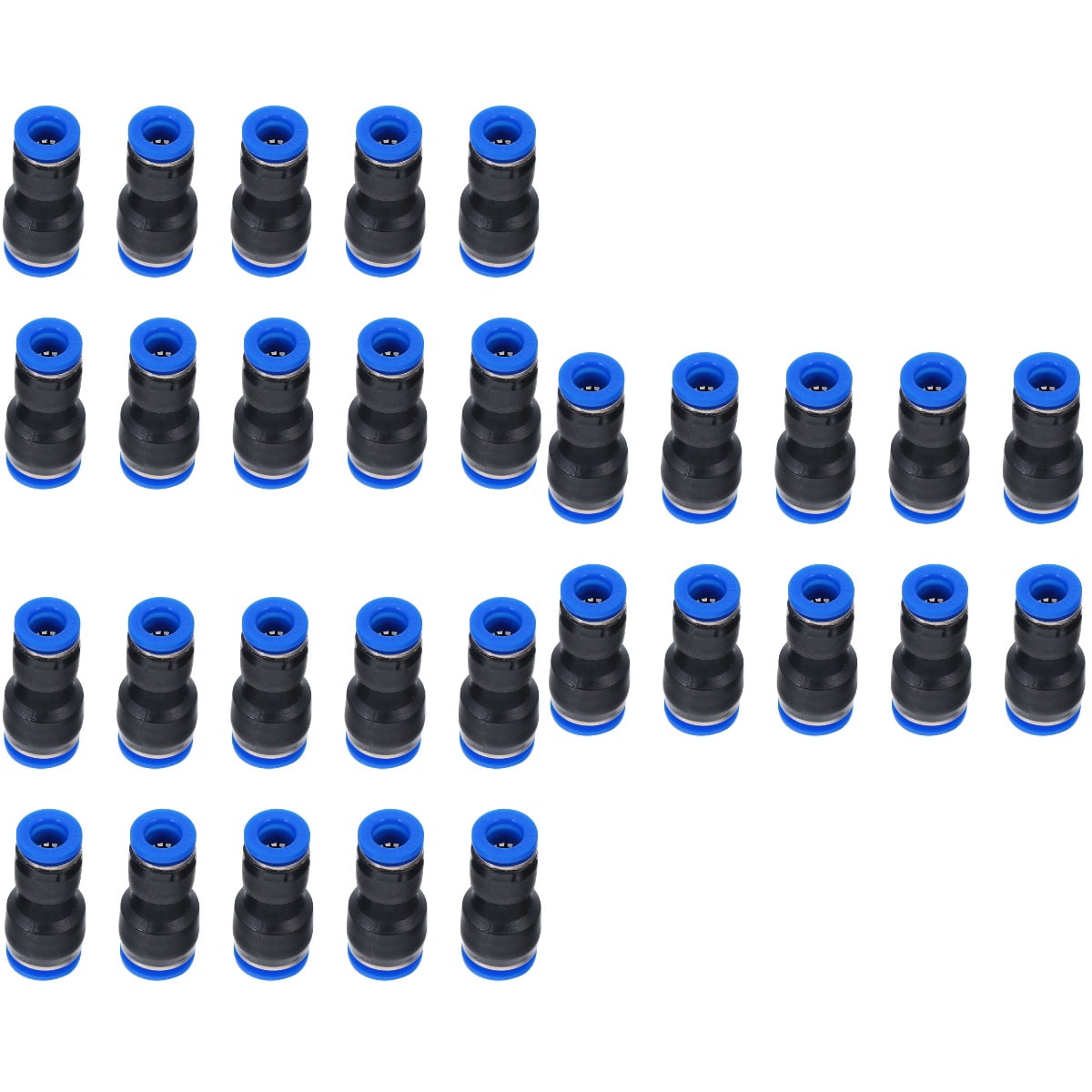 Raindrops 30 pcs Plastic Quick-connect Fittings Hose Compressor ...