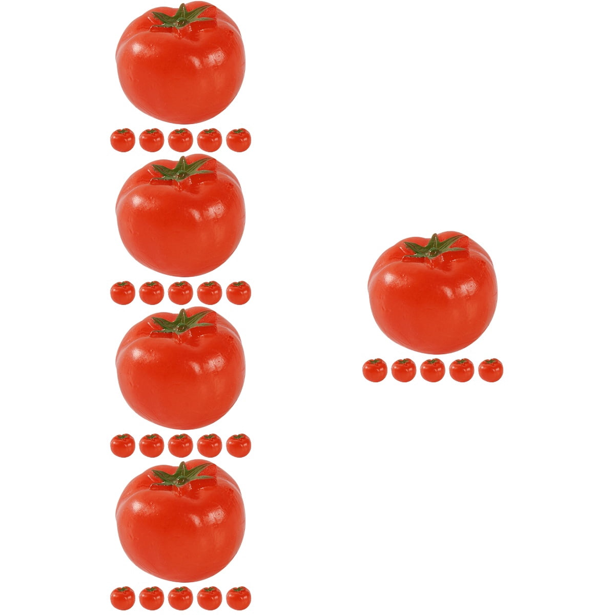 Raindrops 30 pcs Simulation Cherry Tomato Mini Cherry Tomatoes Models ...