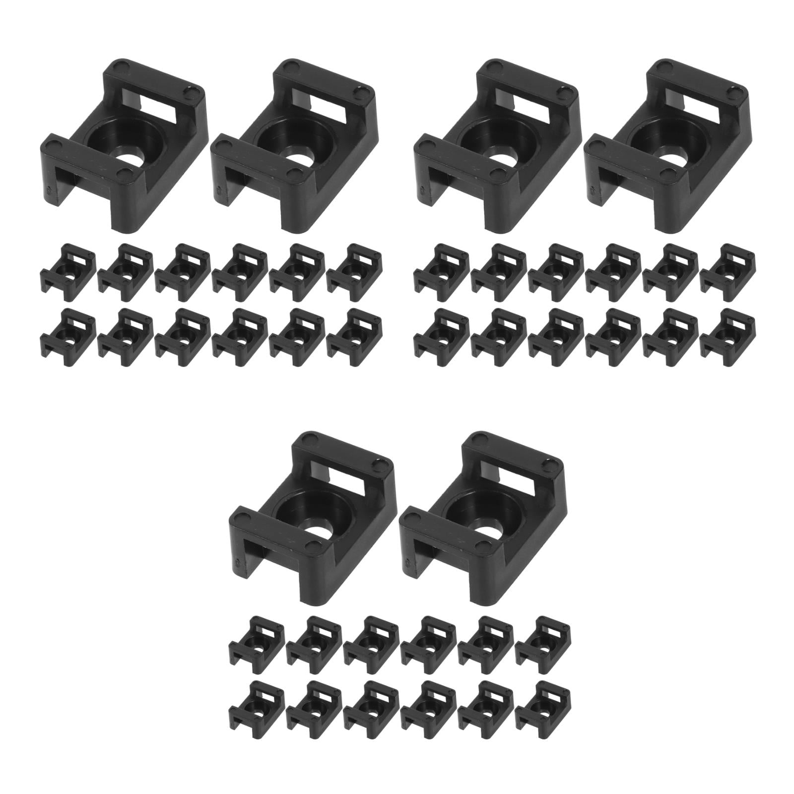 Raindrops 300 pcs Cable Tie Organizer Bases Cable Tie Mount Bases Zip ...