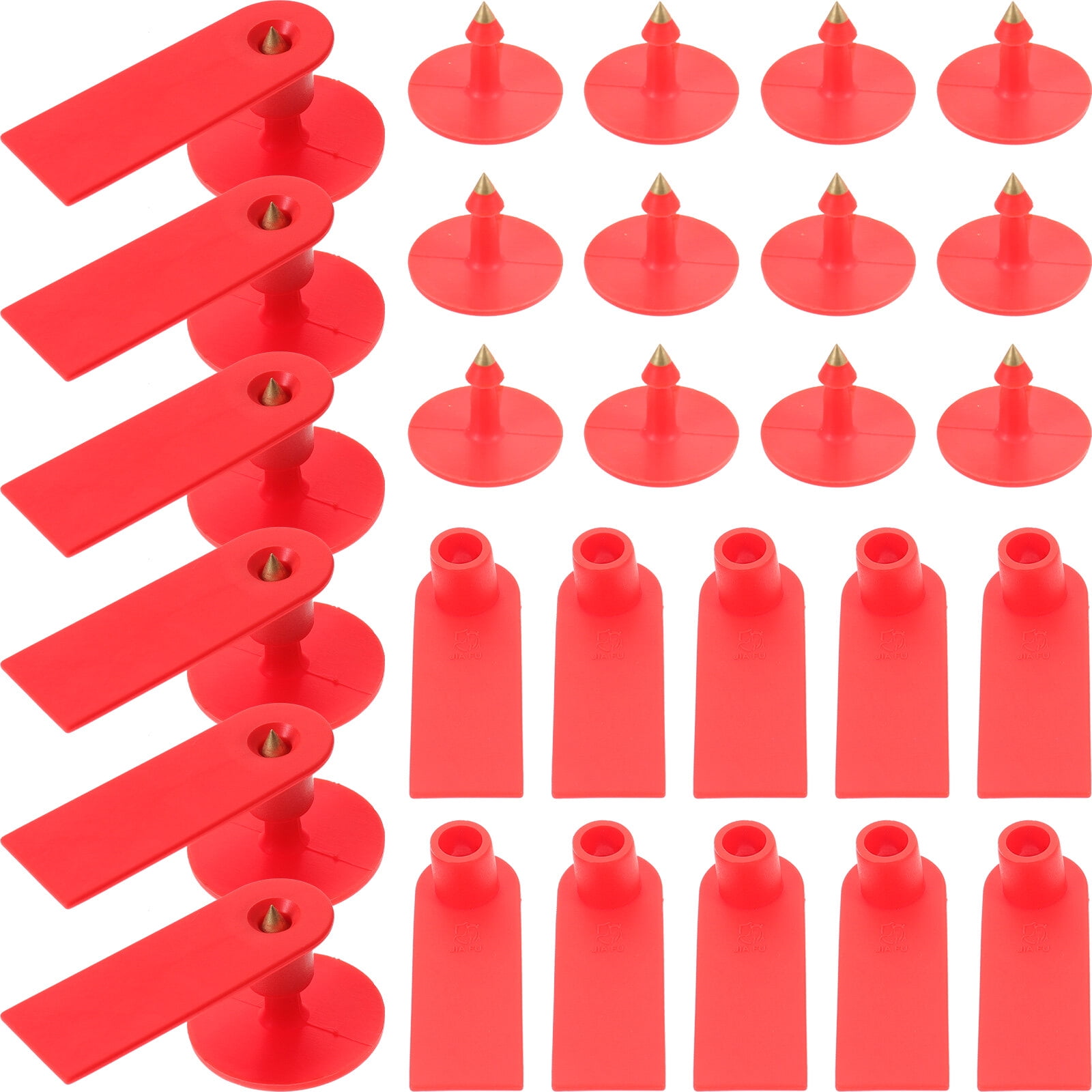 Raindrops 300 pcs Farm Animals Cow Pig No Number Ear Tags Signs Farm ...