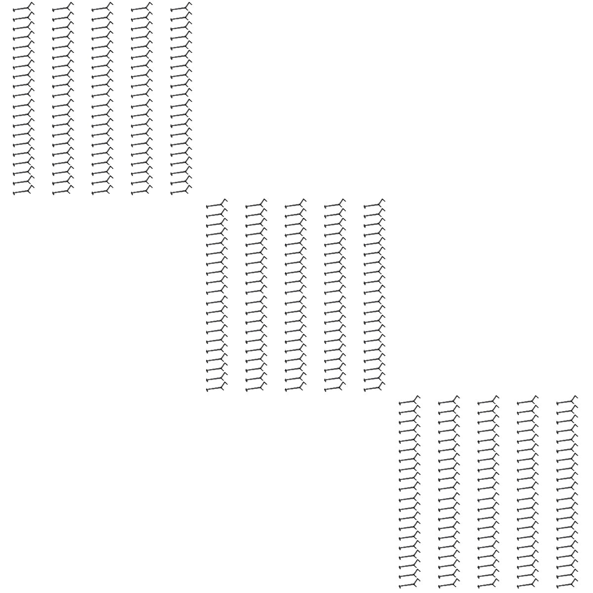 Raindrops 300 pcs Gardening Branch Bending Tool Plastic Clips Tree ...