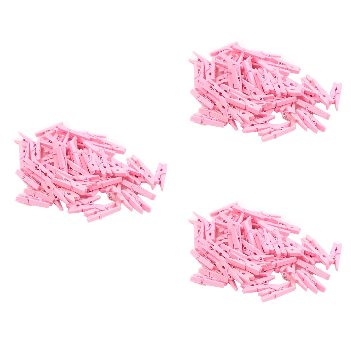 Raindrops 300 pcs Mini Natural Wooden Paper Clips Utility Versatile ...