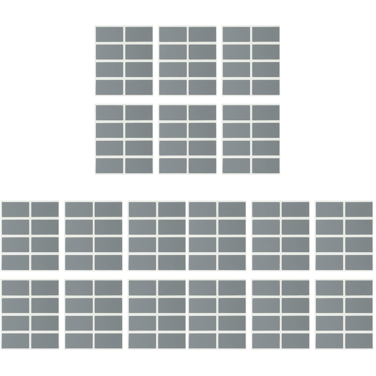 Raindrops 300 pcs Rectangular Peel and Stick Labels DIY Scratch Off ...