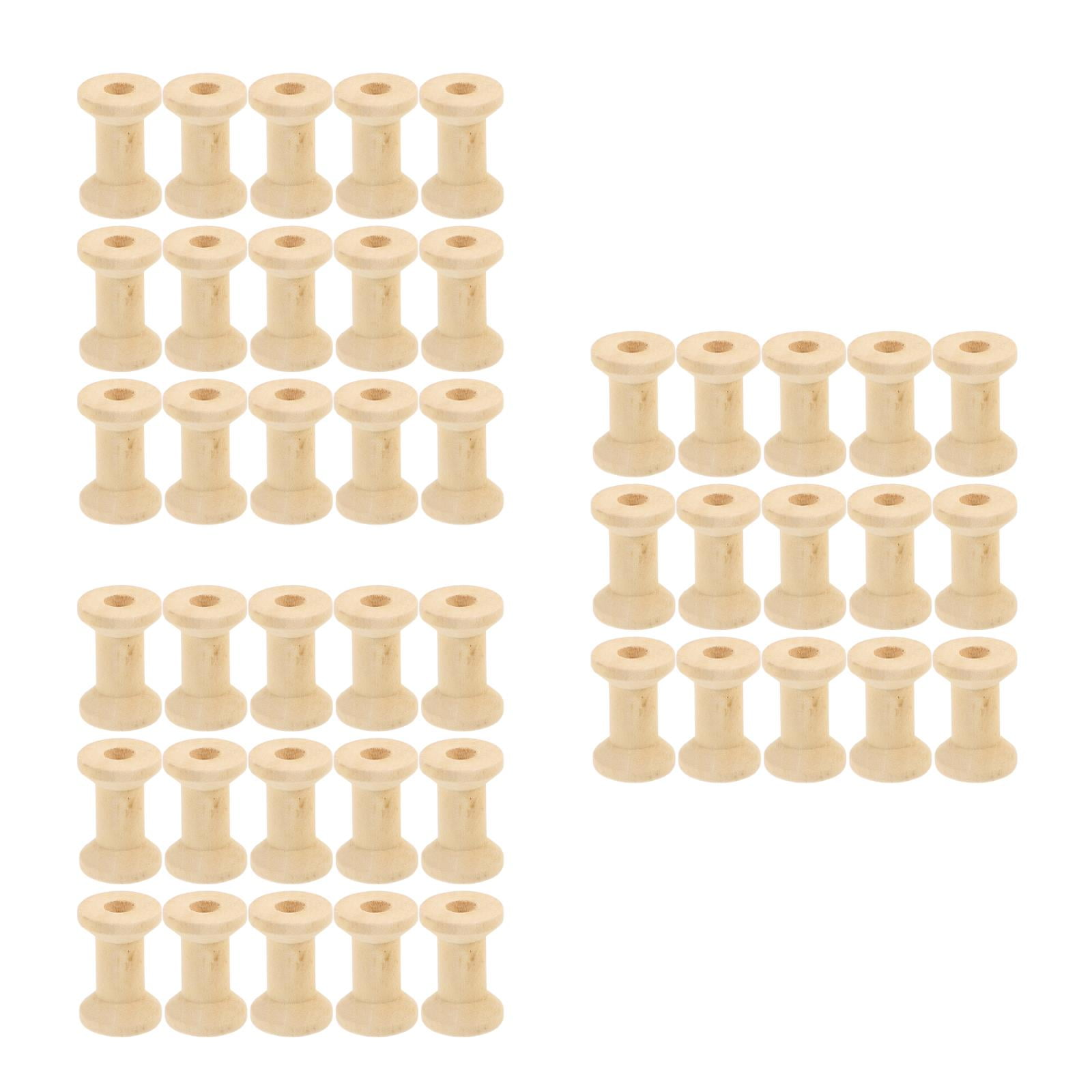 Raindrops Light Wood Wire Winding Spools for Sewing Crafting and ...