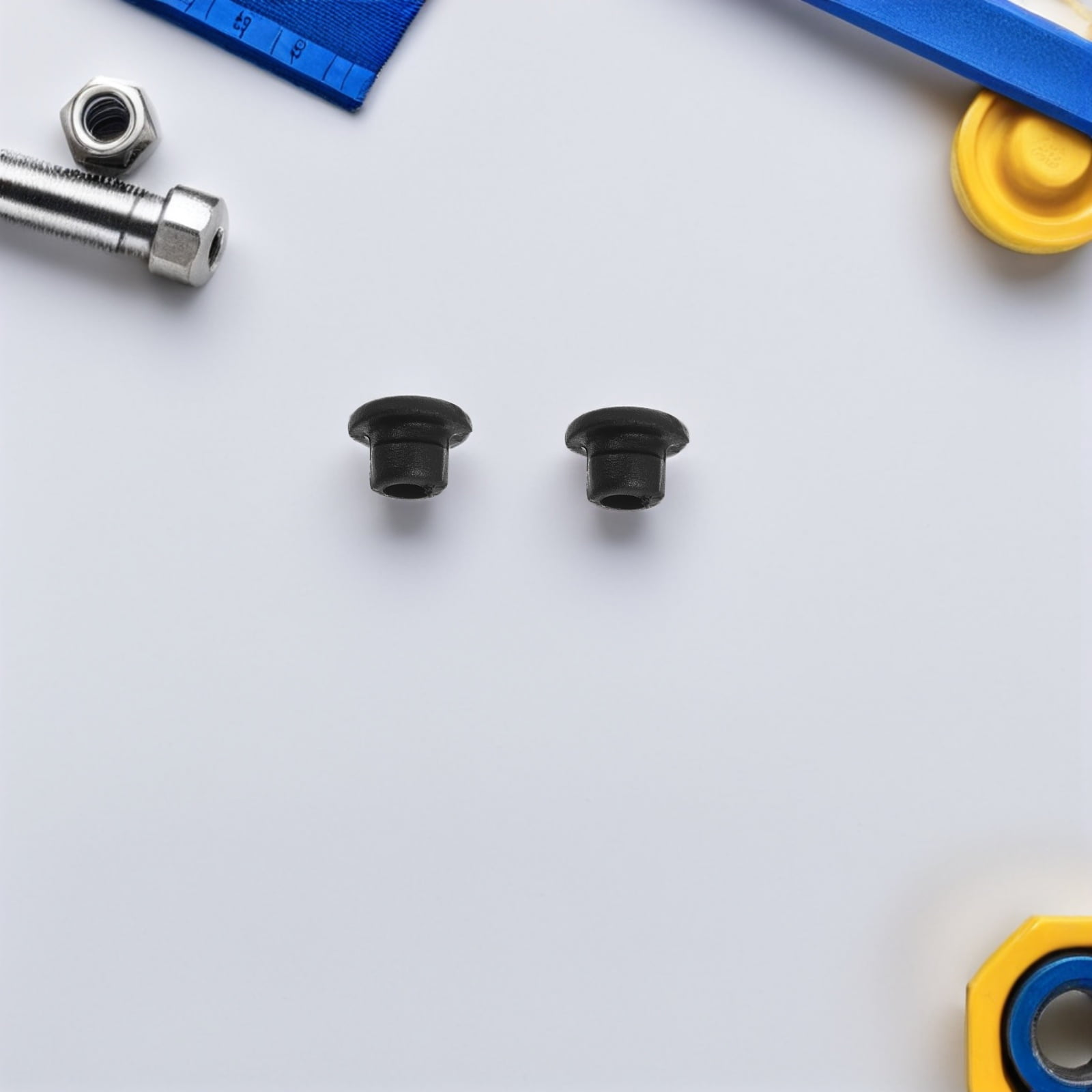 FOMIYES 300Pcs Black Pegboard Hook Fixers Rubber Locking Accessories ...