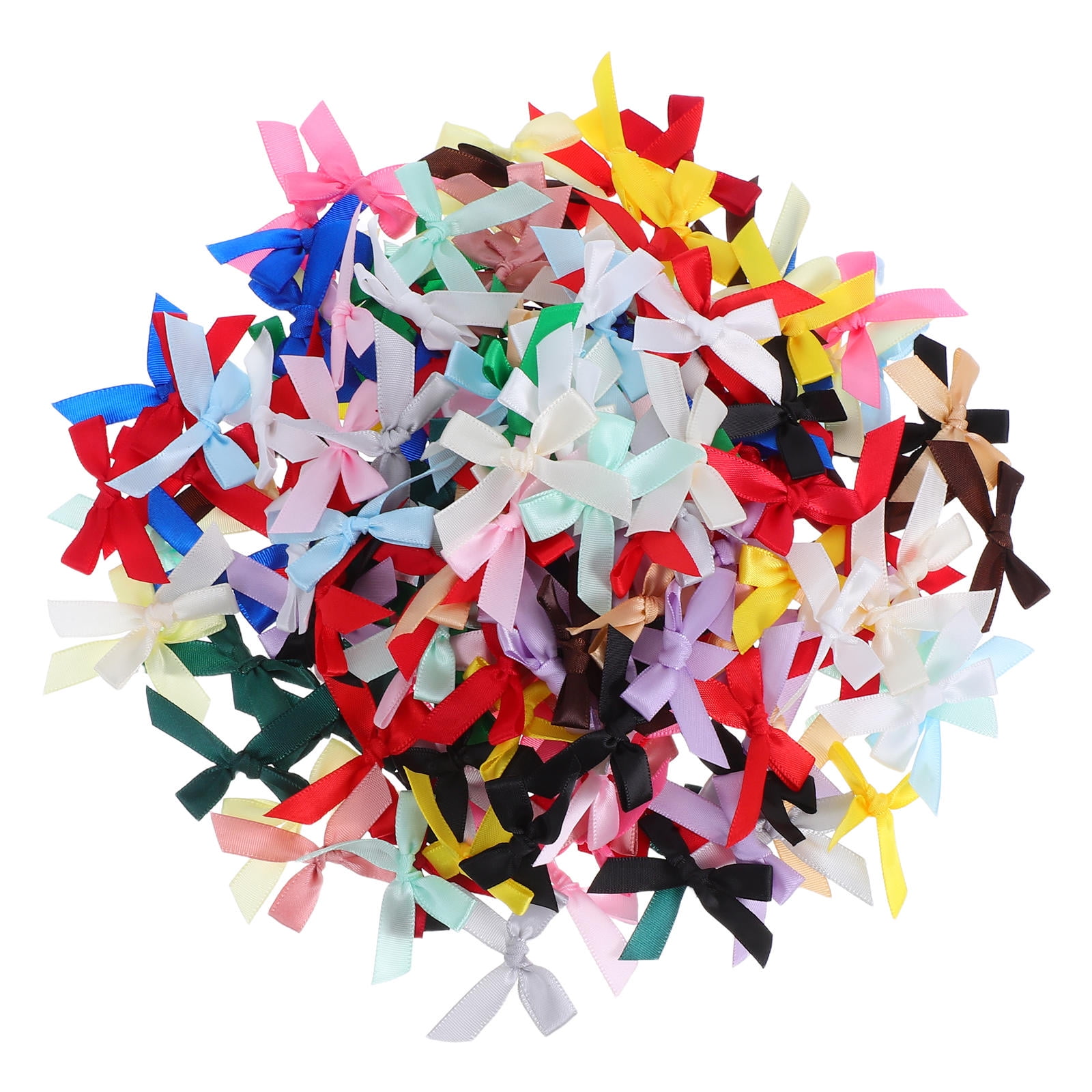 FOMIYES 300 Pieces Small Ribbon Bows Assorted Colors for Wedding Decor ...