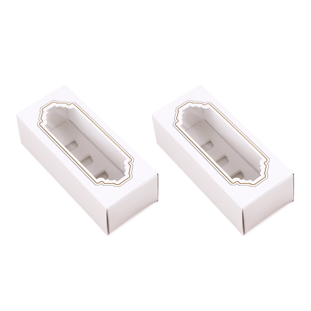 Raindrops 30PCS Multi Paper Macaron Box with Clear Window for Safe ...