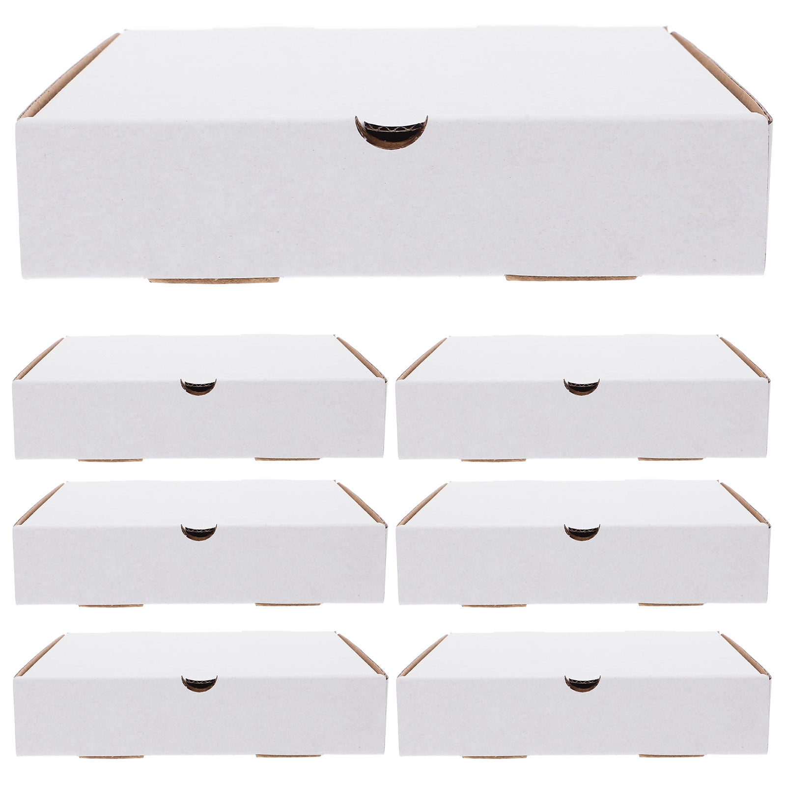 Raindrops 30Pcs Cardboard Flat Bread Pizza Box with Lids Reusable for ...