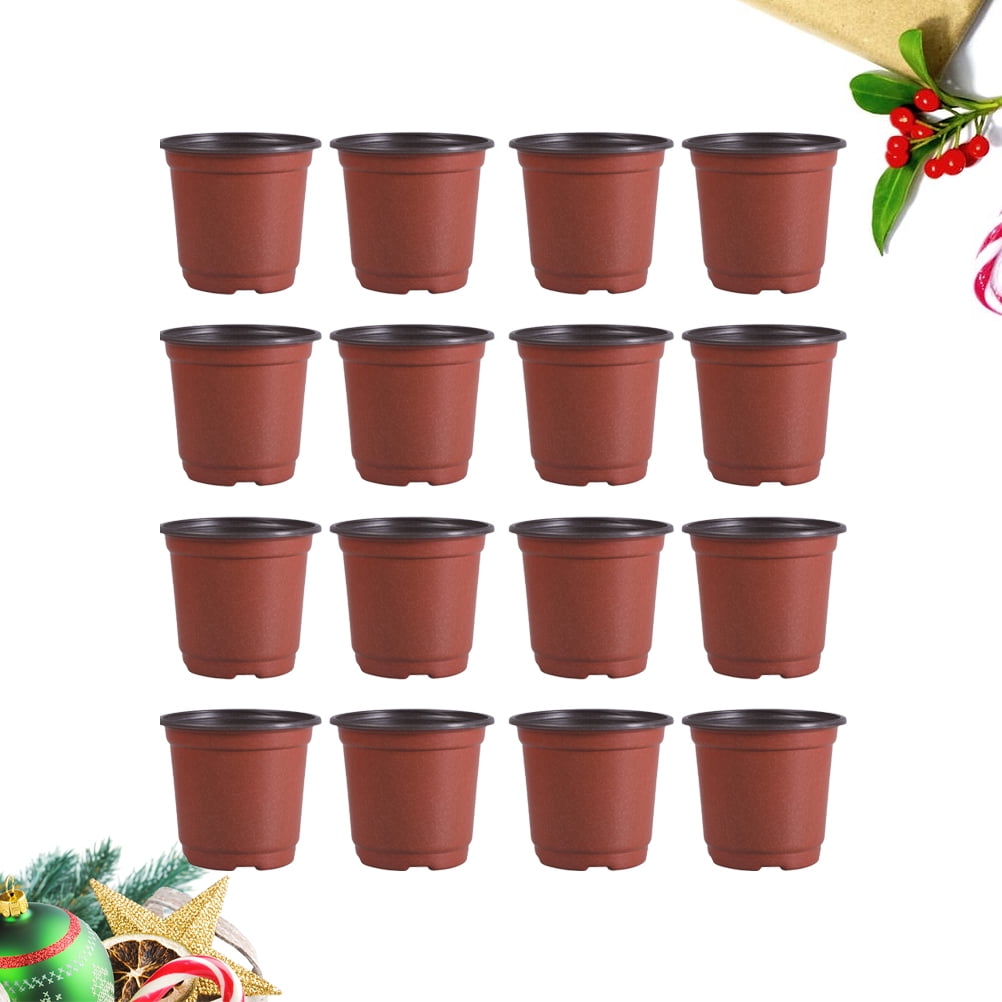 Raindrops 30Pcs Flower Planting Container in Round Shape for Home Users ...