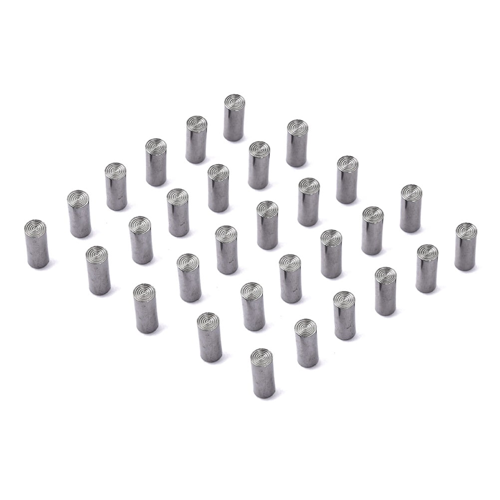 Raindrops 30Pcs Nickel Plated 1215 Steel Pickup Pole Slug for Electric ...