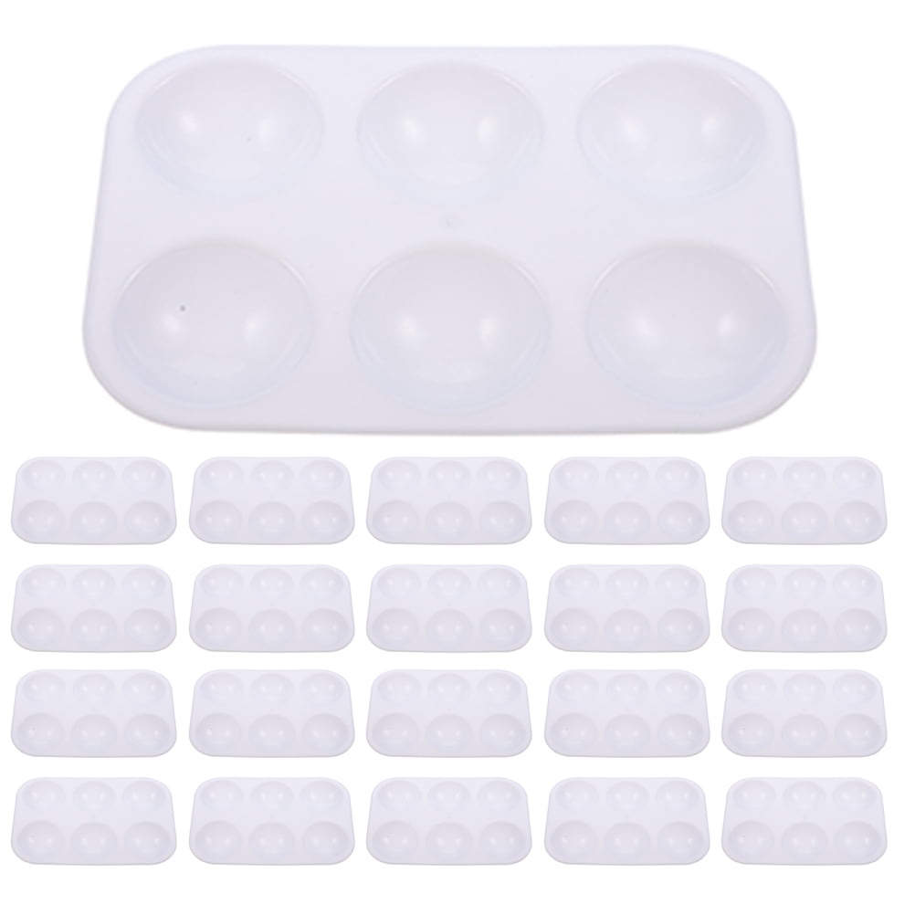Raindrops 30Pcs Oil Painting Paint Tray Plastic Color Mixing Palette ...