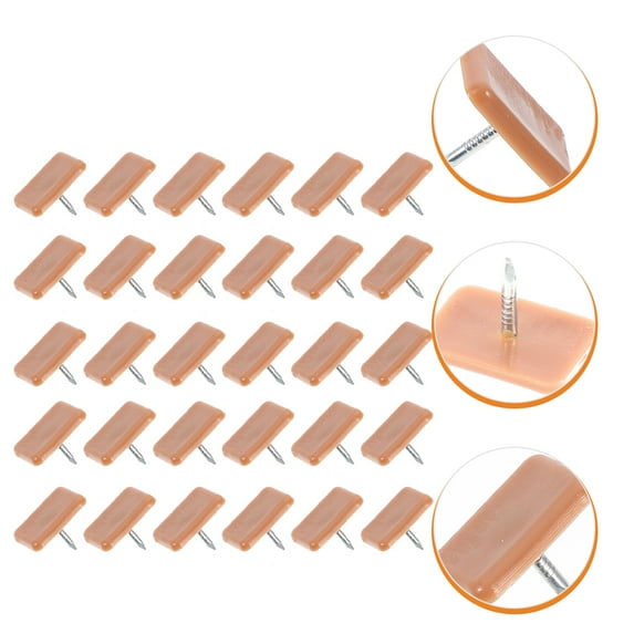 Raindrops 30Pcs Rectangular Plastic Iron Drawer Glide for Reducing ...
